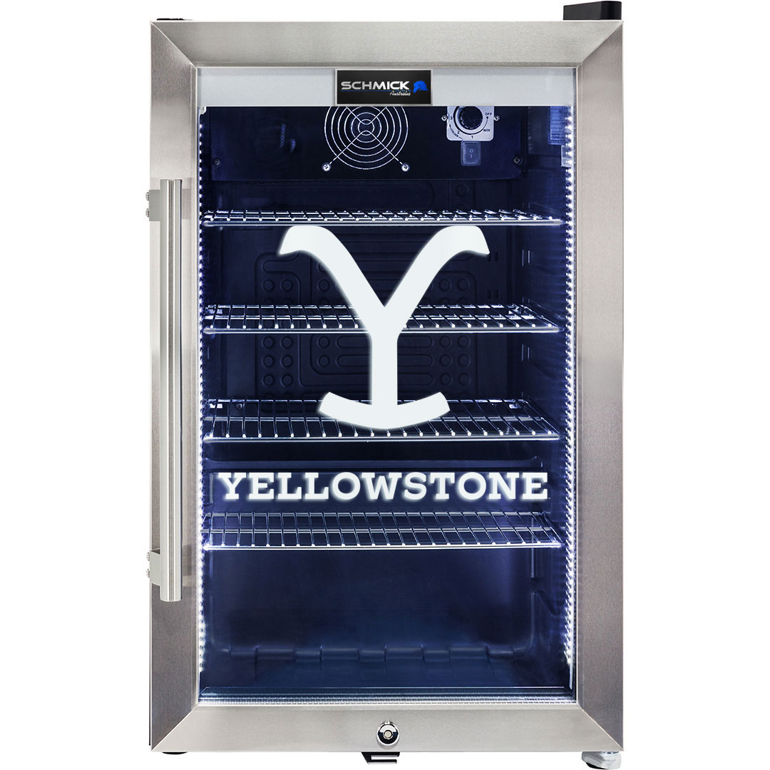 Yellowstone Branded Bar Fridge Designs With Unique Light Up Logo, Great ...