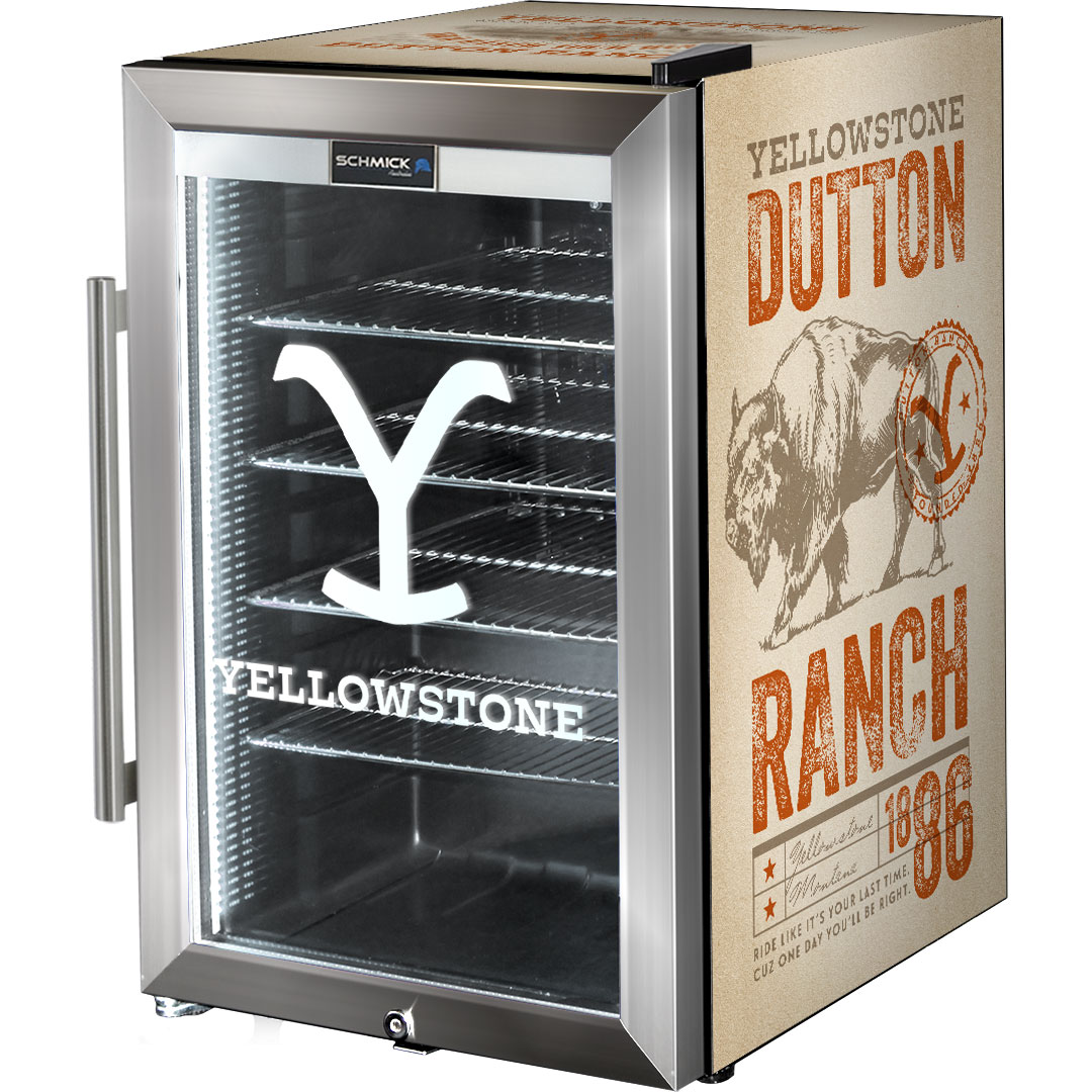 Yellowstone Branded Bar Fridge Designs With Unique Light Up Logo, Great ...